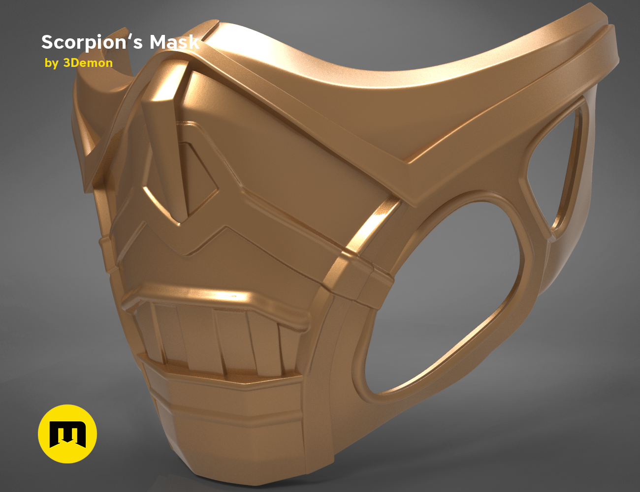 😷 Scorpion's Mask・ 3D File for ・Cults