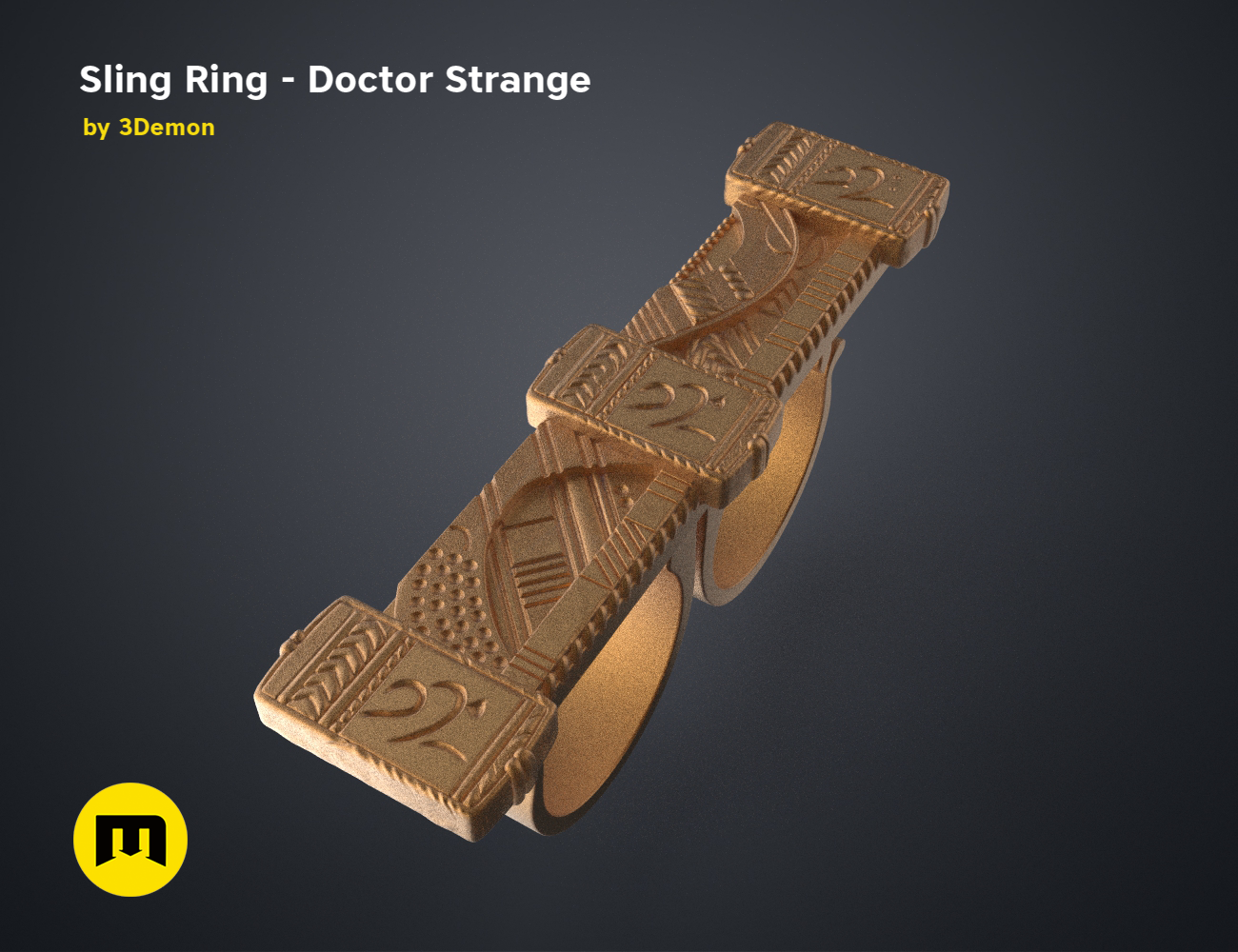 3D file Sling Ring - Doctor Strange 💍 ・3D printable model to download・Cults