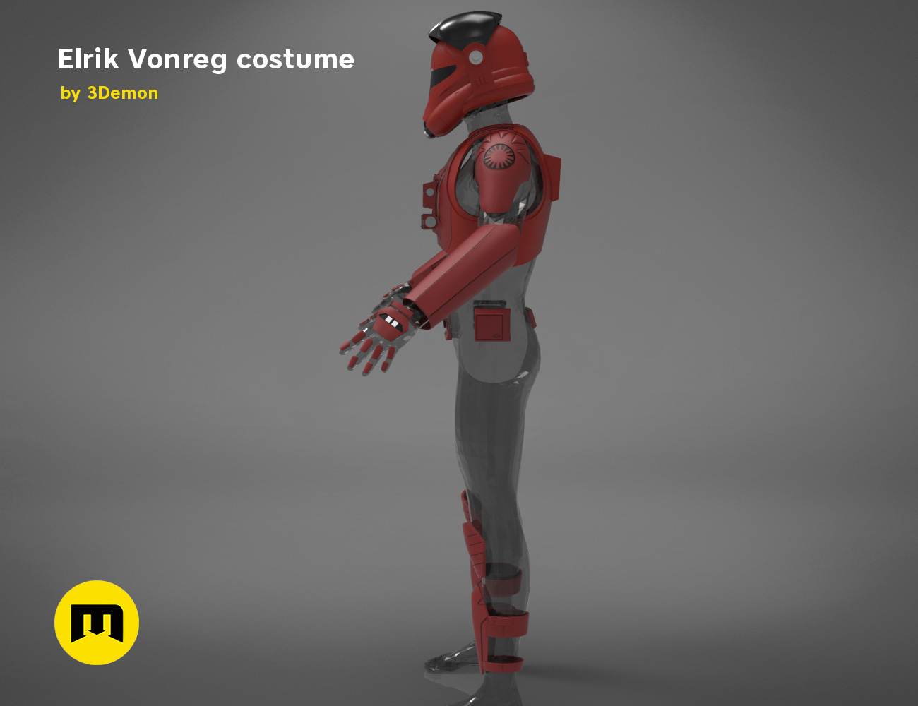 OBJ file Erik Vonreg armor ⭐ ・3D printing idea to download・Cults