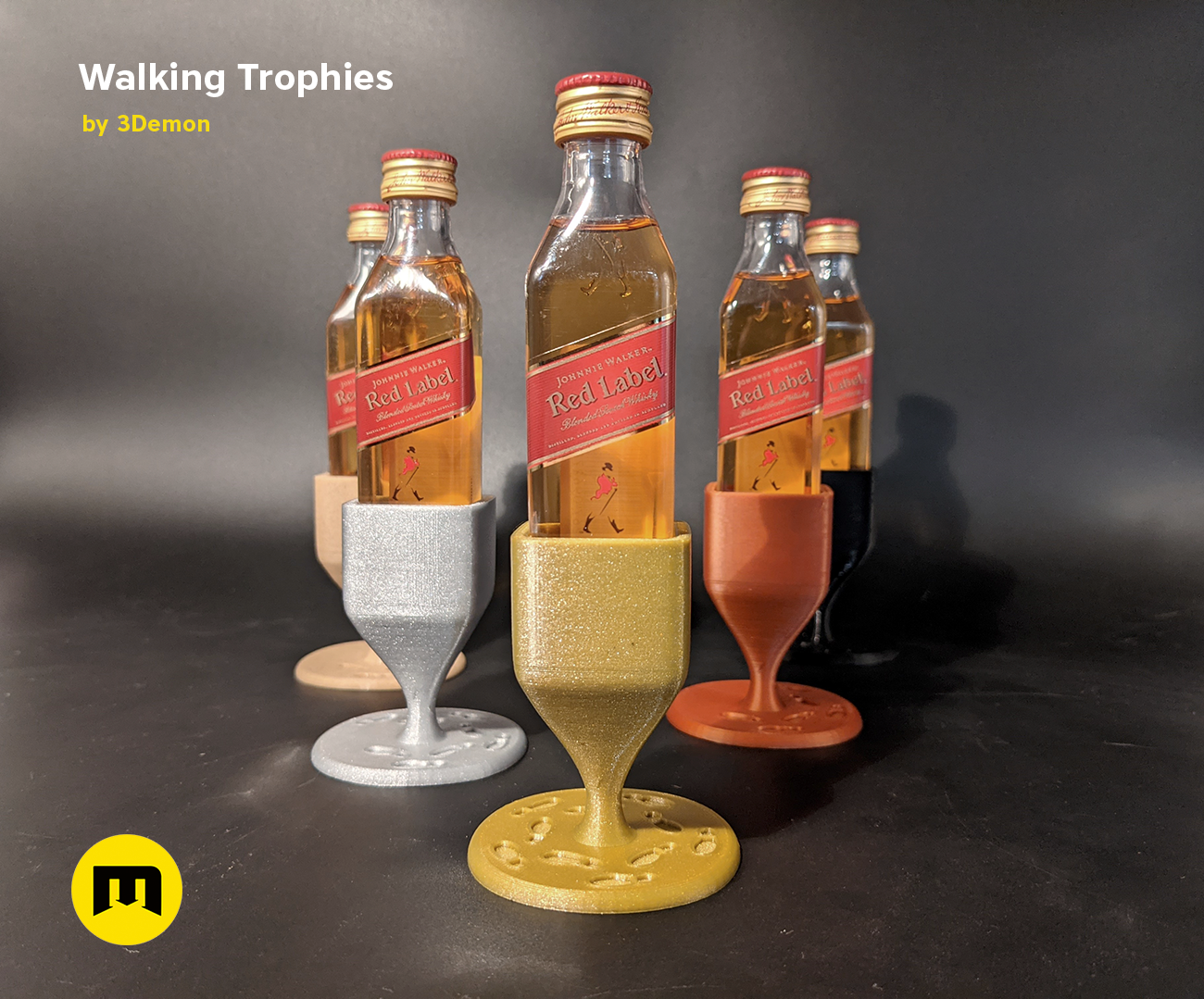 Free 3D file Walking Challenge Trophies 🚶 ・Template to download and 3D ...