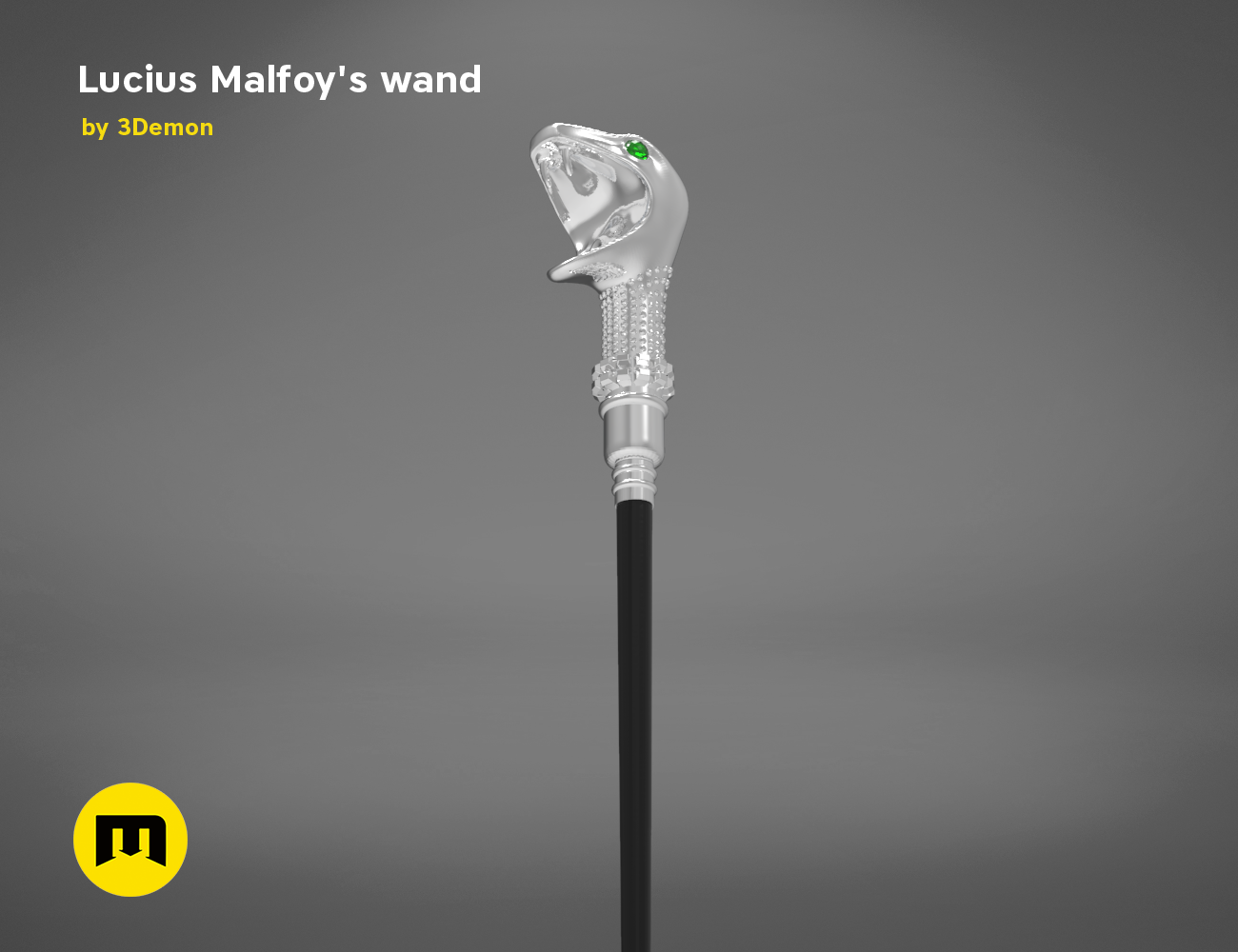3D file Lucius Malfoy’s Wand 🪄 ・3D printable model to download・Cults