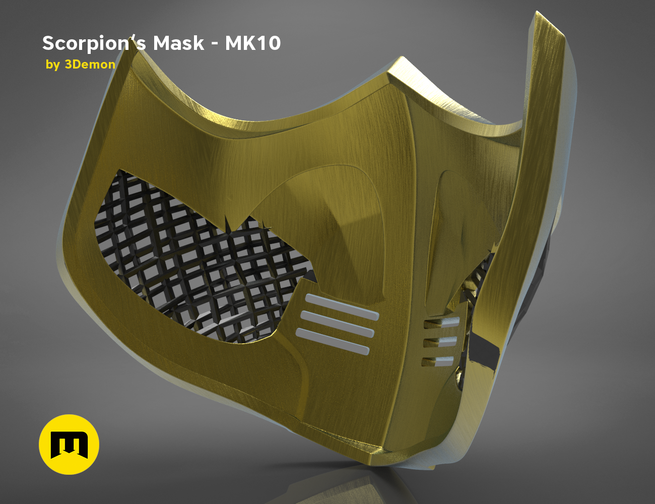 😷 Máscara de Escorpión - MK10・Archivo 3D para ・Cults