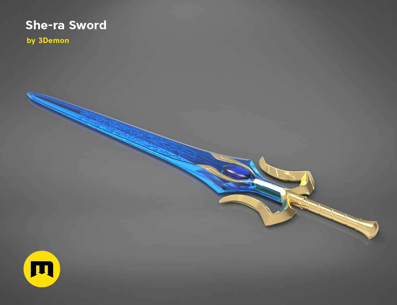 🗡️ She-Ra Sword of Protection・ 3D File for ・Cults