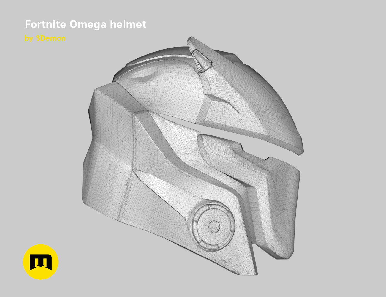 🪖 Fortnite – Omega helmet・ STL File for ・Cults