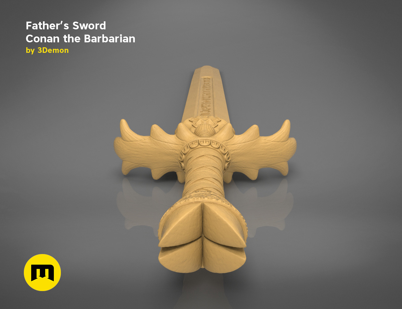 🗡️ Father’s Sword - Conan the Barbarian・ 3D File for 3D printing・Cults