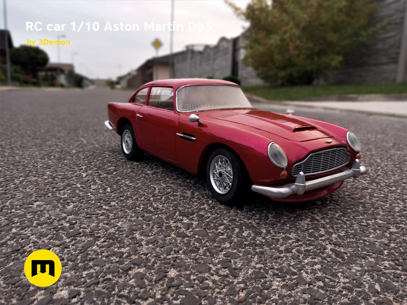 arquivo 3D Modelo RC Aston Martin DB5 🚗 ・design para impressora 3D para ...
