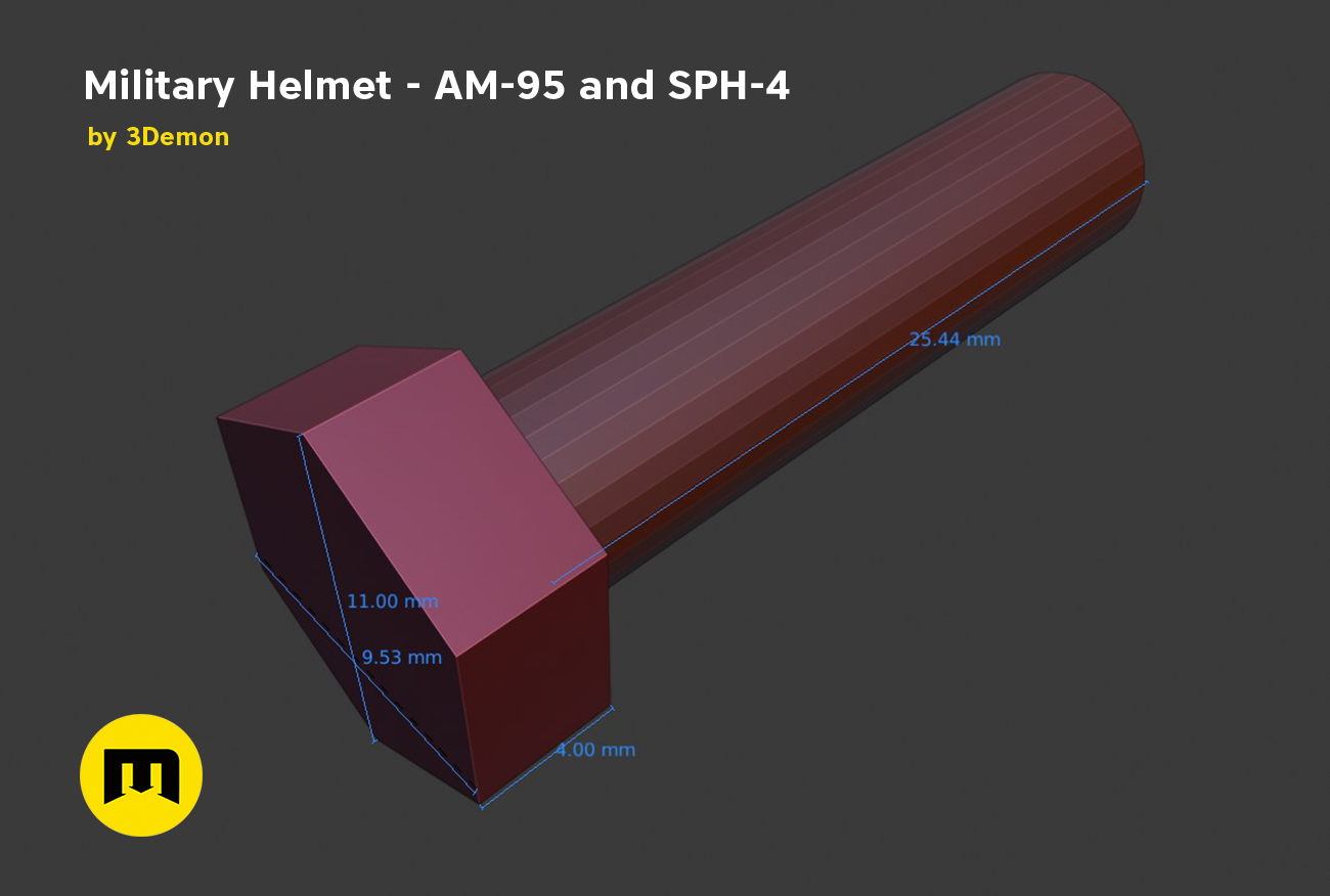 🪖 Military helmet AM-95 and SPH-4・ 3D File for ・Cults
