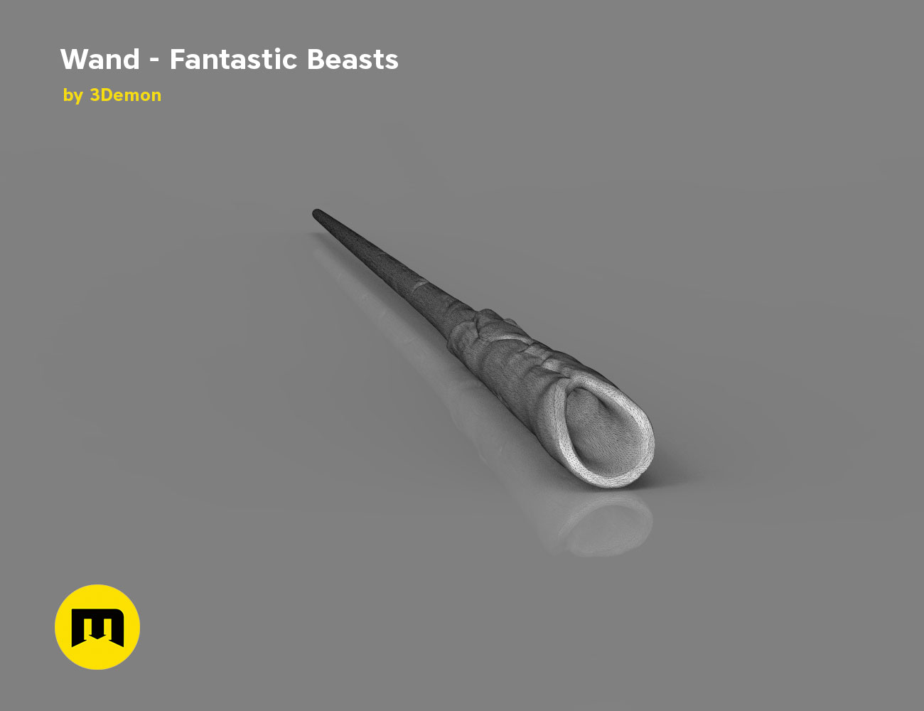 📽️ Newt Scamander Wand・ 3D File for ・Cults