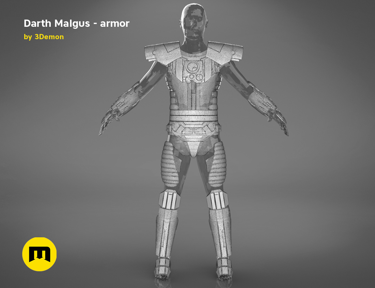 3D file Darth Malgus’s full size armor 🎬 ・3D printing idea to download ...