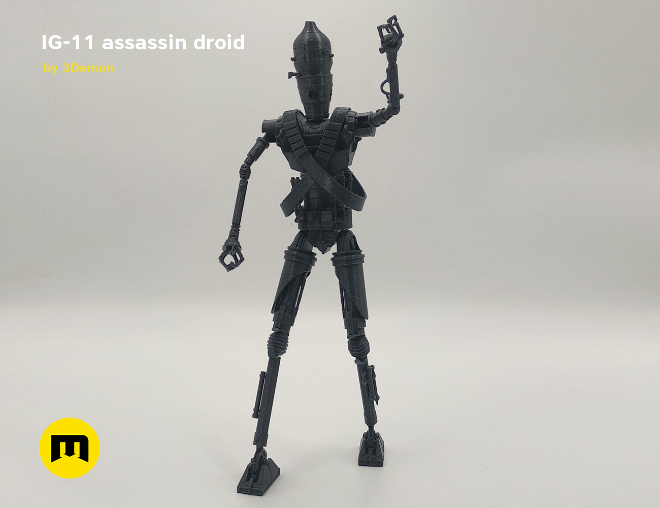 🤖 Assassin droid IG-11 - Mandalorian Star Wars・ OBJ File for ・Cults