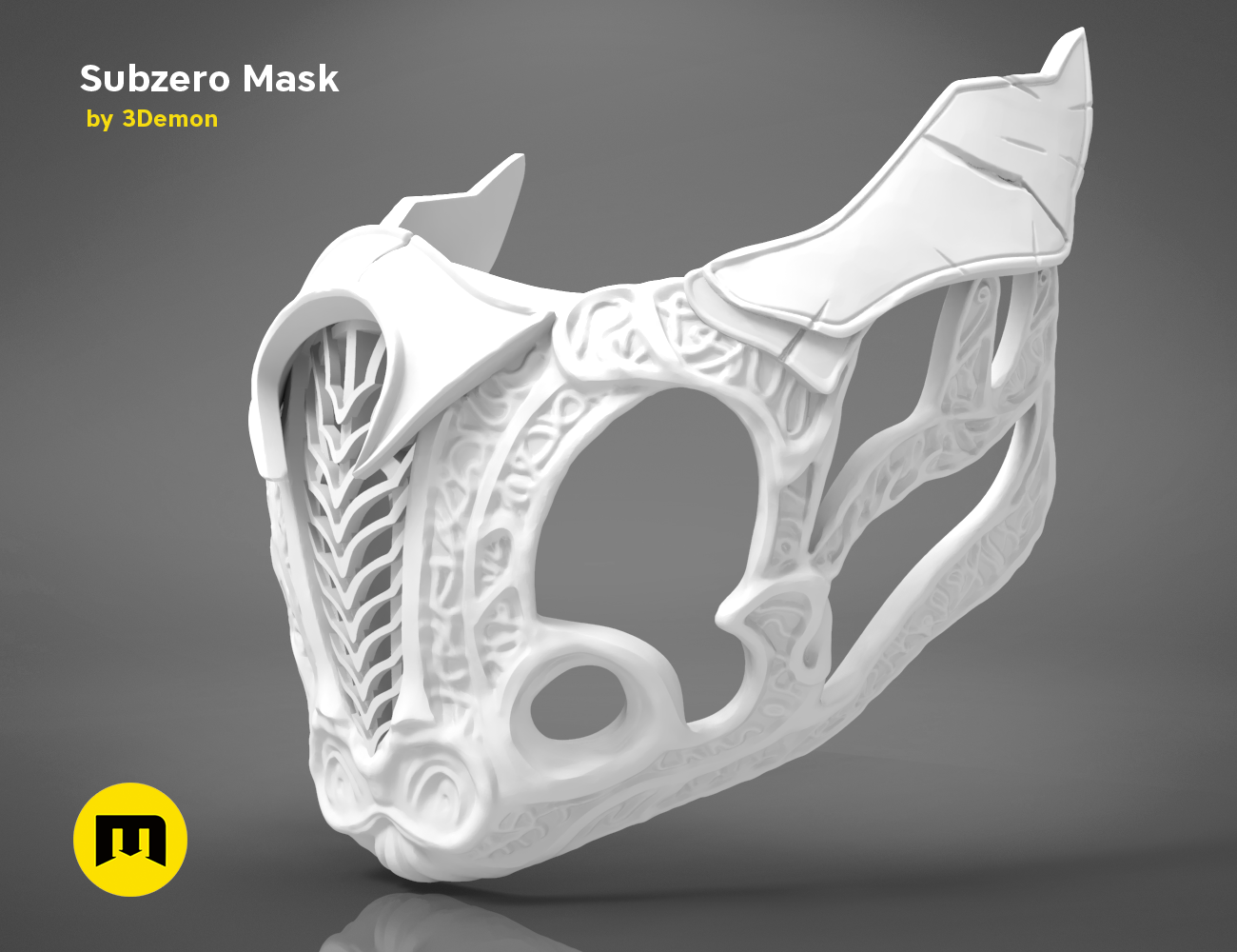 🕹 Sub-Zero's Mask・Archivo 3D para ・Cults