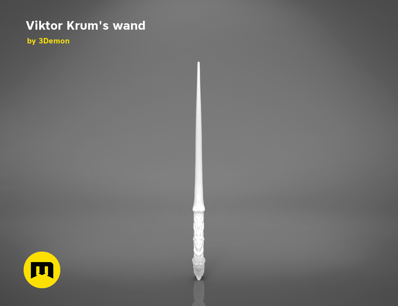 Archivo 3D Varita de Viktor Krum 🎩 ・Objeto imprimible en 3D para ...