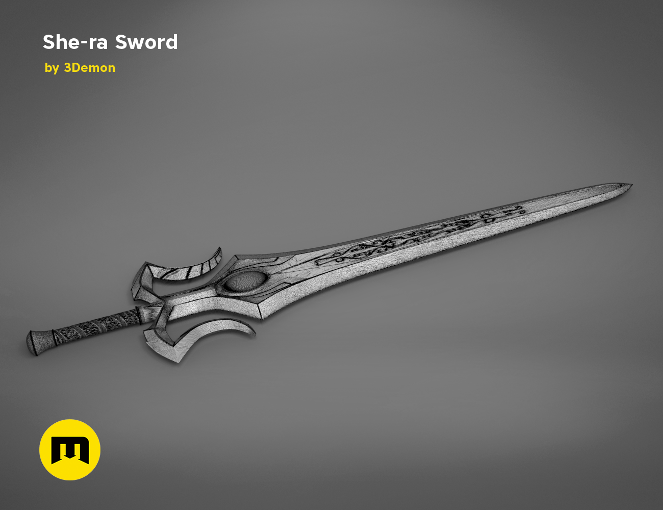 🗡️ She-Ra Sword of Protection・ 3D File for ・Cults