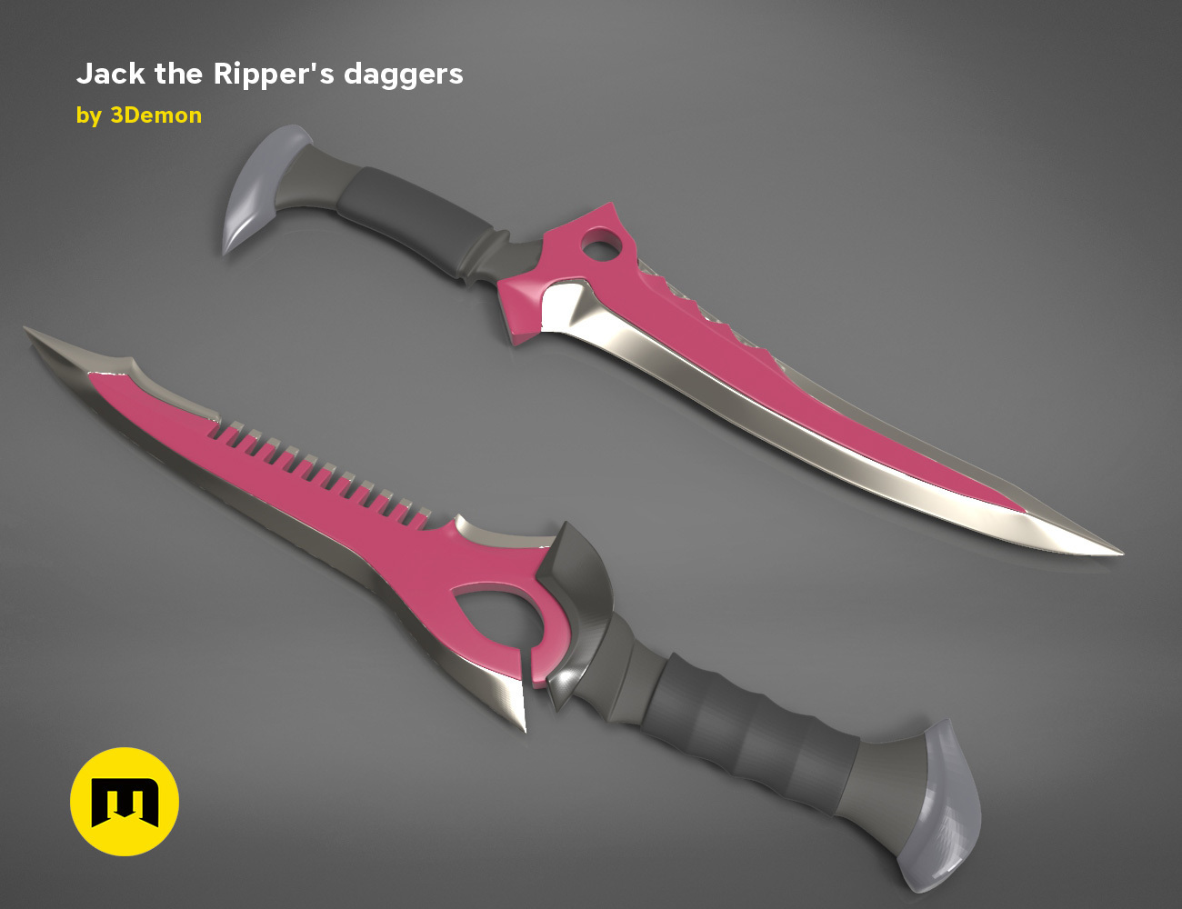 🗡️ JACK THE RIPPER DAGGERS・ 3D File for ・Cults