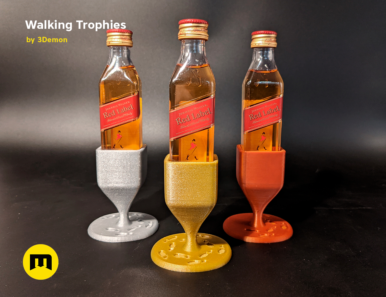 Free 3D file Walking Challenge Trophies 🚶 ・Template to download and 3D ...