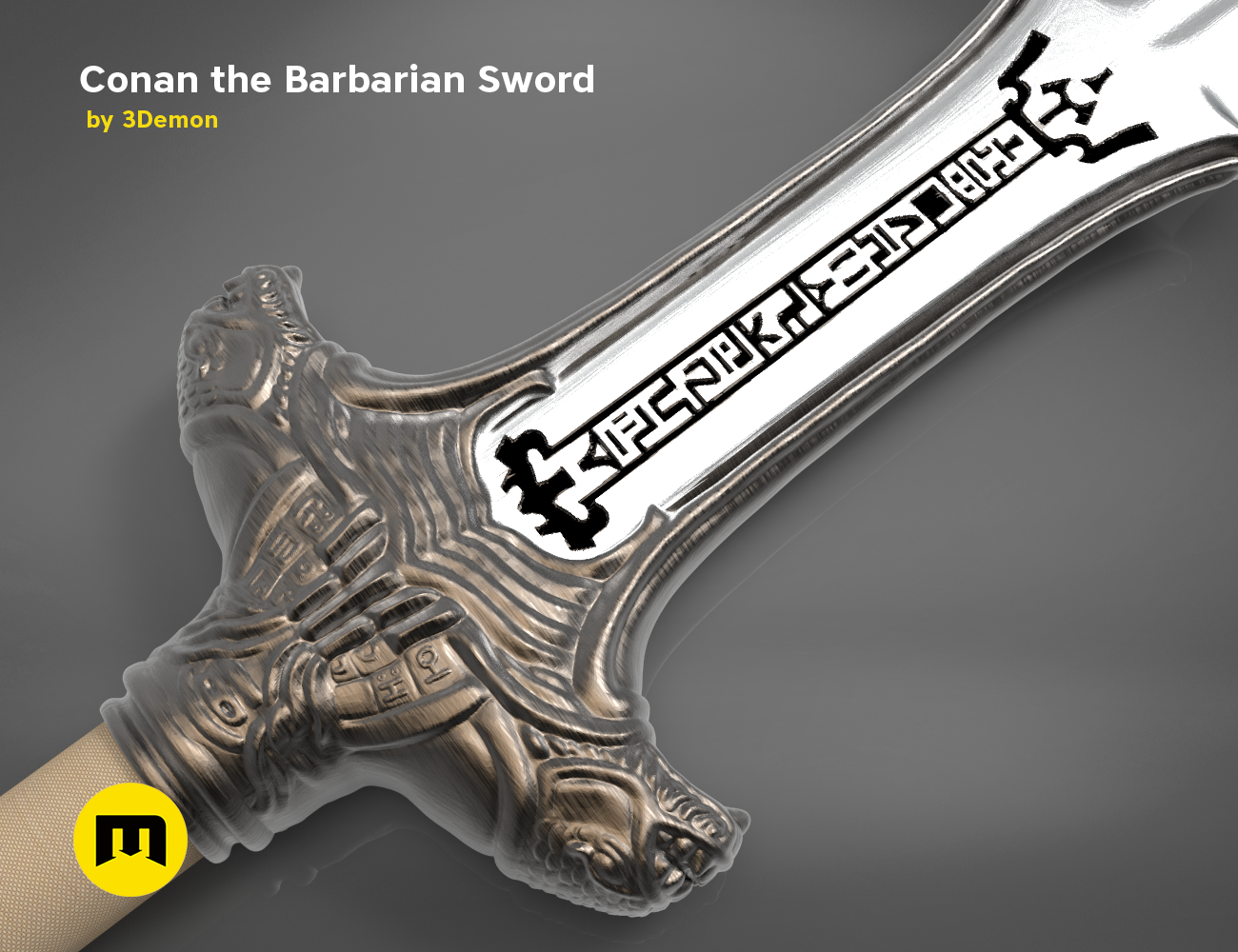 🗡️ Conan the Barbarian Sword・ 3D File for ・Cults