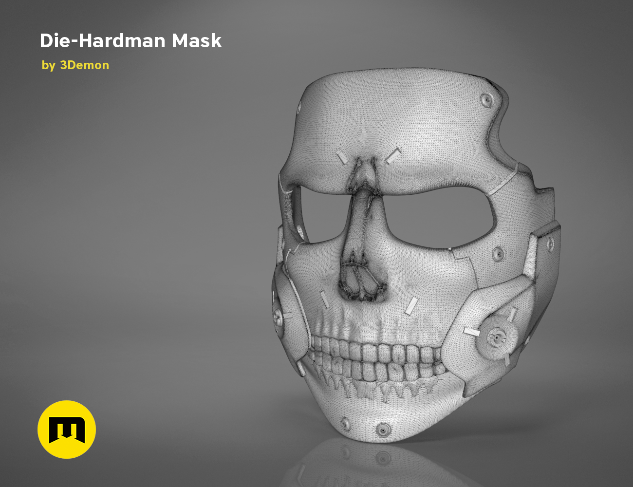 🎮 Die-Hardman mask from Death Stranding・ 3D File for 3D printing・Cults