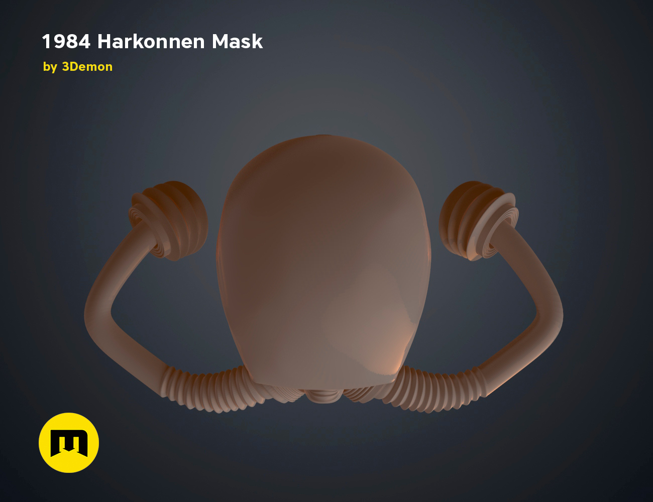 🎬 Dune 1984 Harkonnen Mask・ 3D File for ・Cults