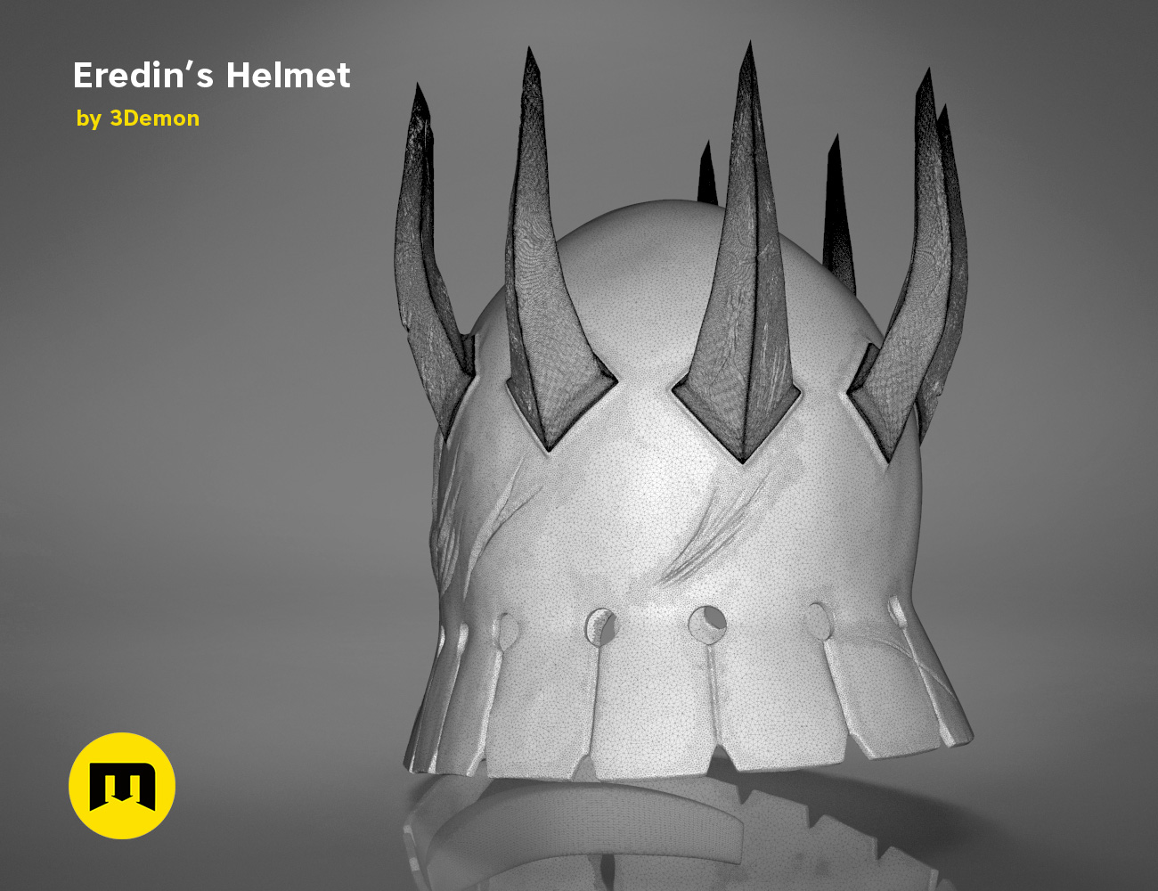 🪖 Eredin’s helmet - The Witcher Wild Hunt・ 3D File for ・Cults