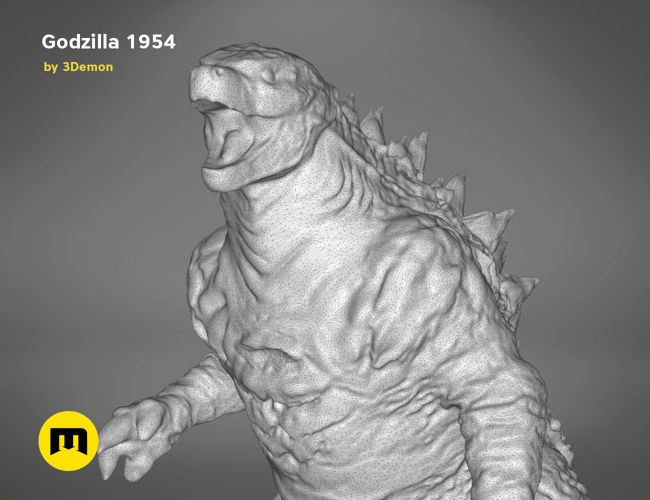 Free STL file Godzilla 1954 figure and bottle opener 🍾 (OBJ)・Design to ...