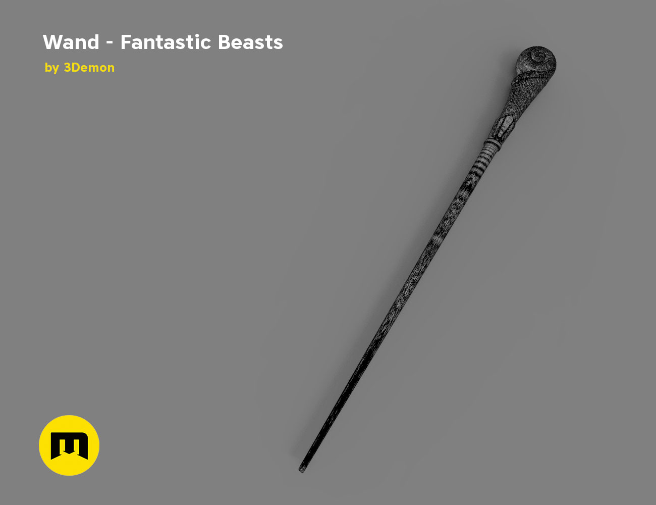 📽️ Queenie Goldstein’s Wand from Fantastic Beasts’・ 3D File for ・Cults