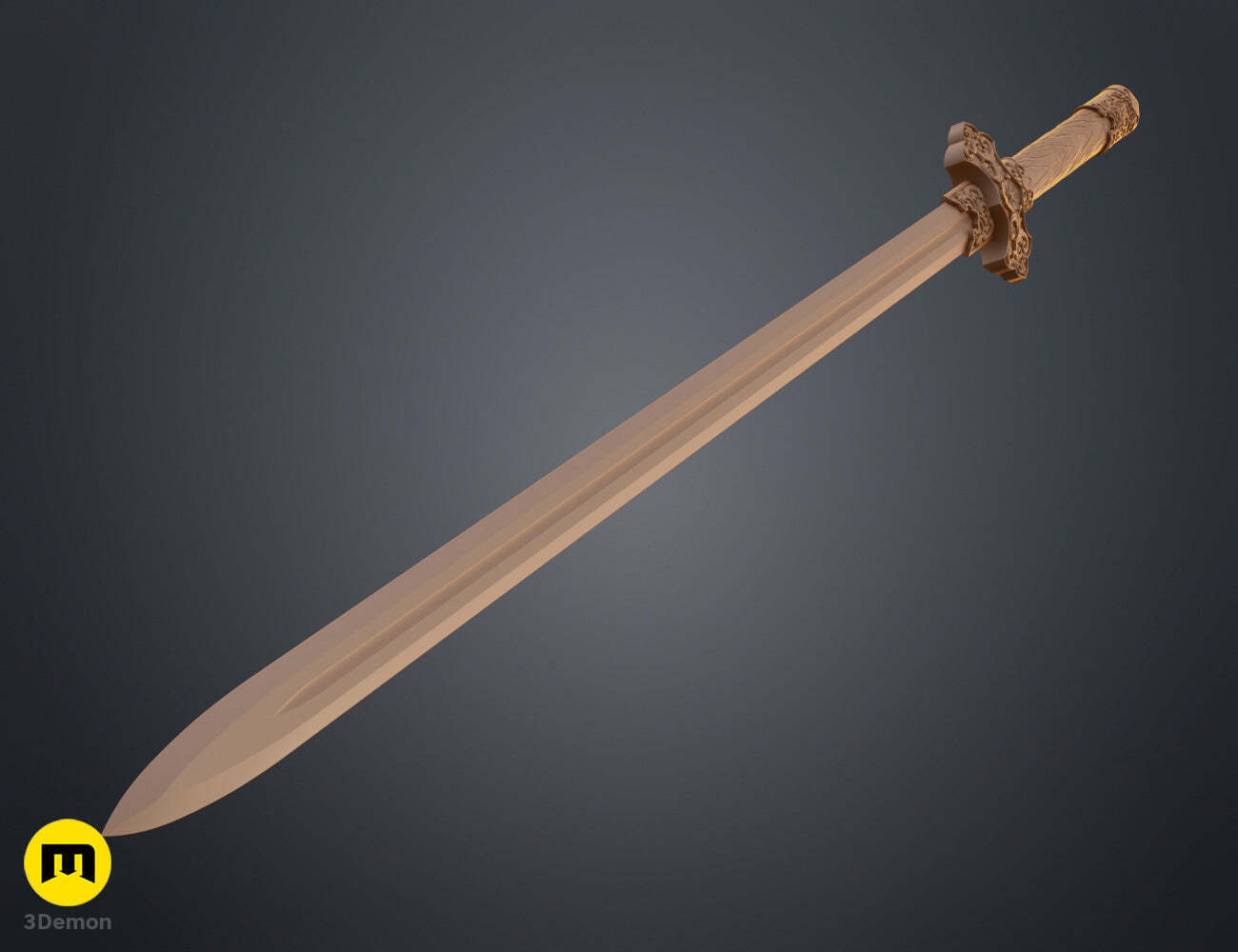 🗡️ Chinese sword of the Tang Dynasty・ 3D File for 3D printing・Cults
