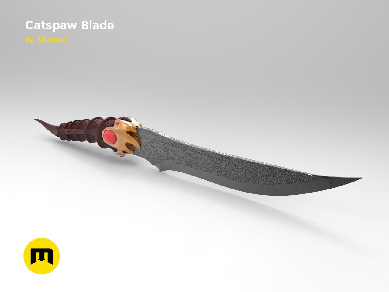 OBJ file Catspaw Blade 🔫 ・3D print object to download・Cults