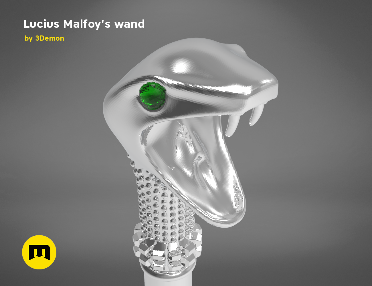 3D file Lucius Malfoy’s Wand 🪄 ・3D printable model to download・Cults