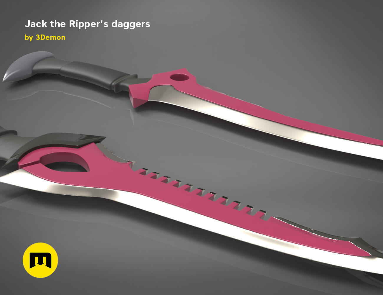 🗡️ JACK THE RIPPER DAGGERS・ 3D File for ・Cults