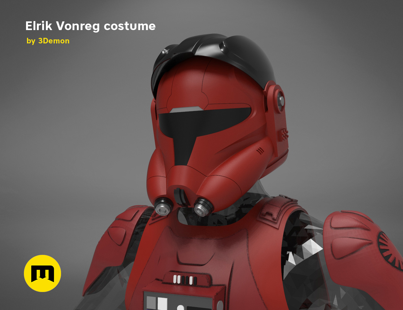 OBJ file Erik Vonreg armor ⭐ ・3D printing idea to download・Cults