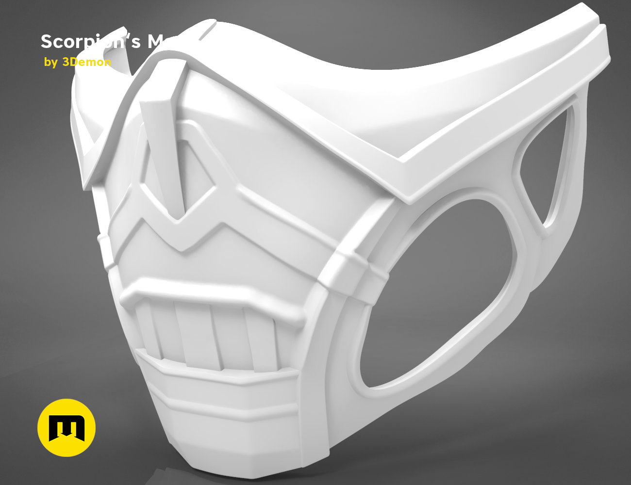 😷 Scorpion's Mask・ 3D File for ・Cults