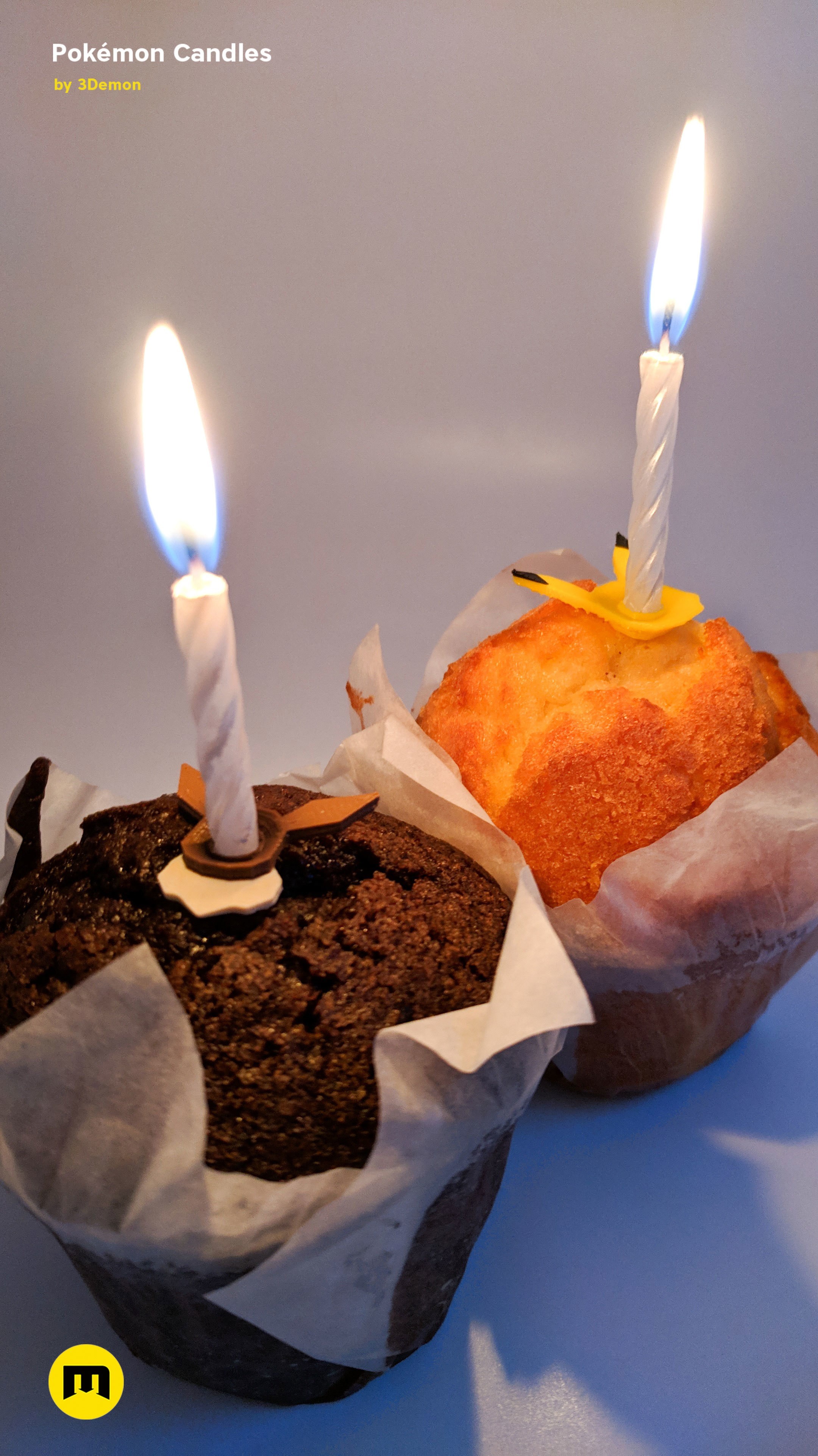 3D file Pokemon Birthday Candles Eeveelutions and Pikachu 🐉 ・3D ...