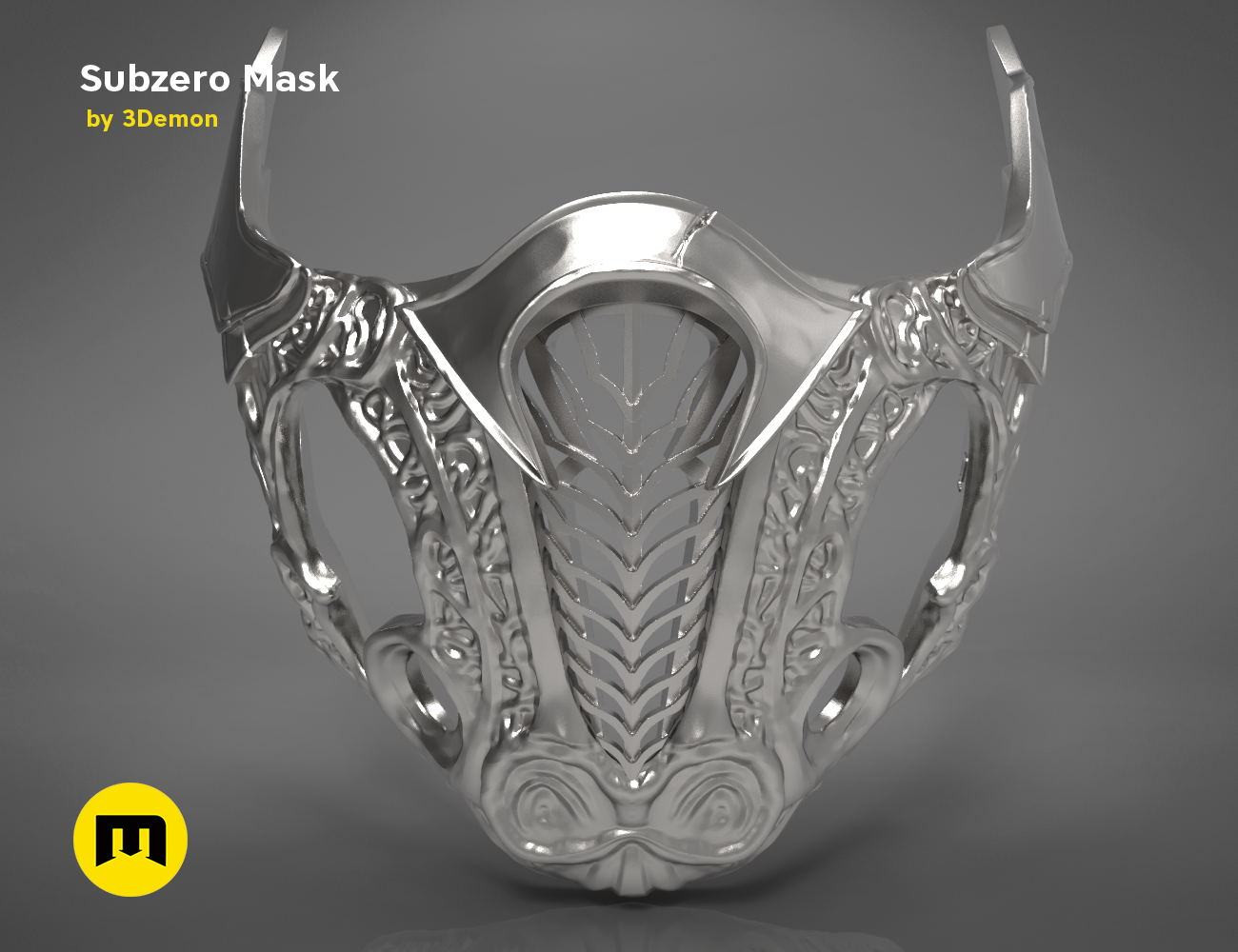 🕹 Sub-Zero's Mask・Archivo 3D para ・Cults