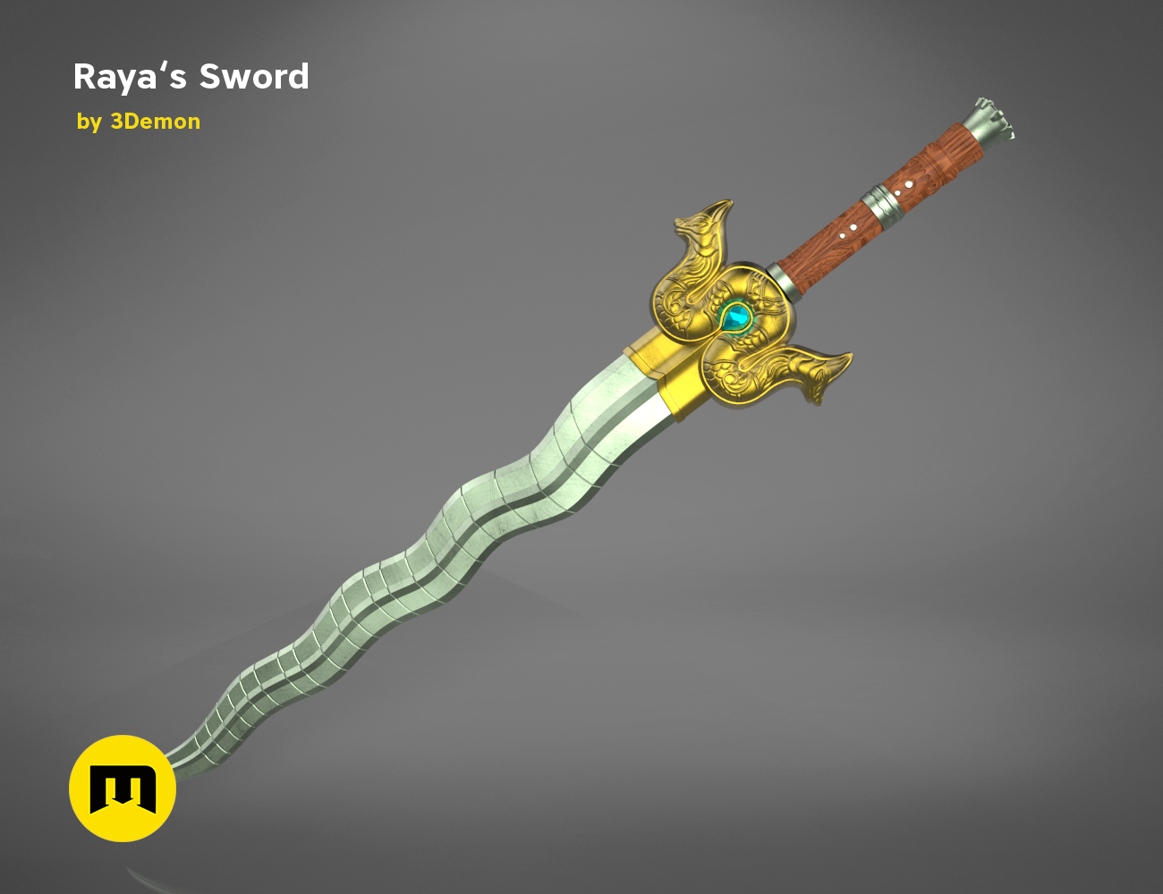 🗡️ Raya's Sword・Archivo STL para Impresión 3D・Cults
