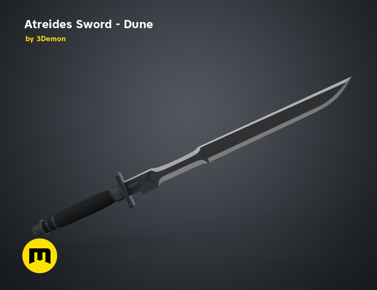 🗡️ Atreides Sword 1 – Dune・ 3D File for ・Cults
