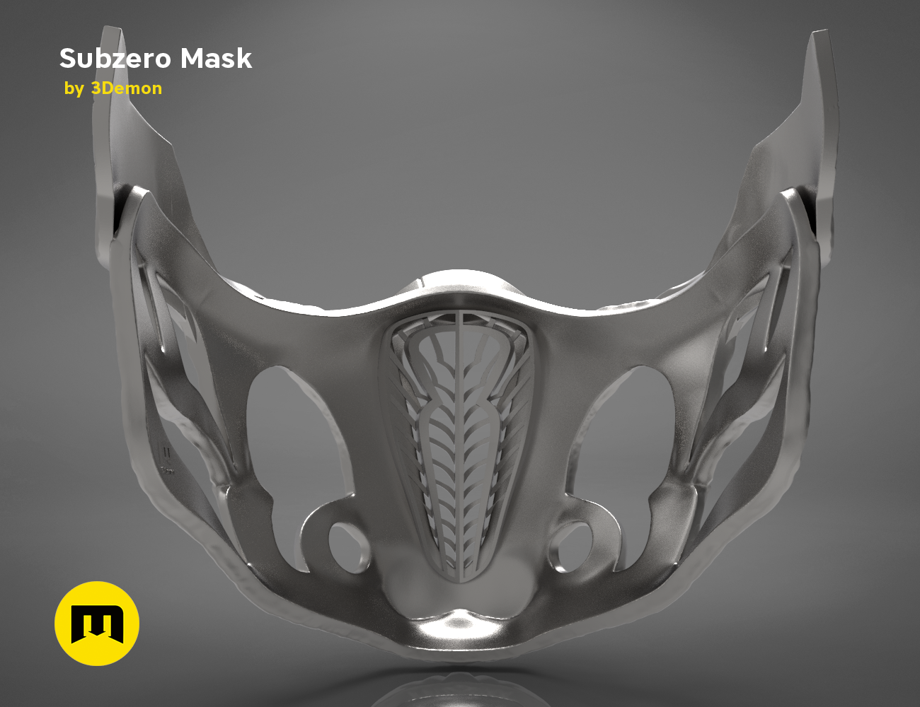 🕹 Sub-Zero's Mask・Archivo 3D para ・Cults