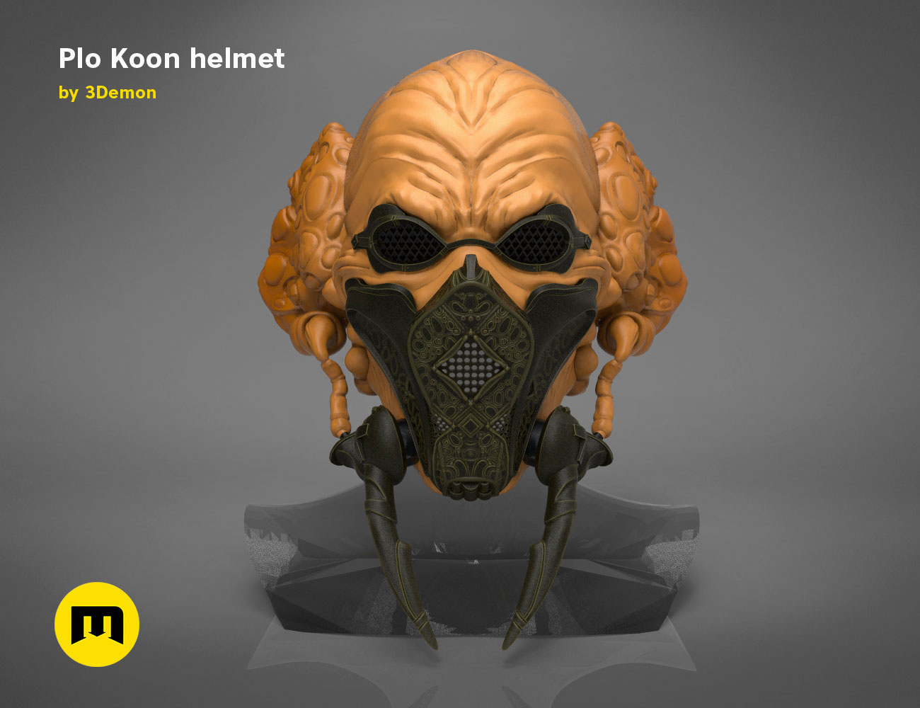 🪖 The Plo Koon helmet・ 3D File for ・Cults