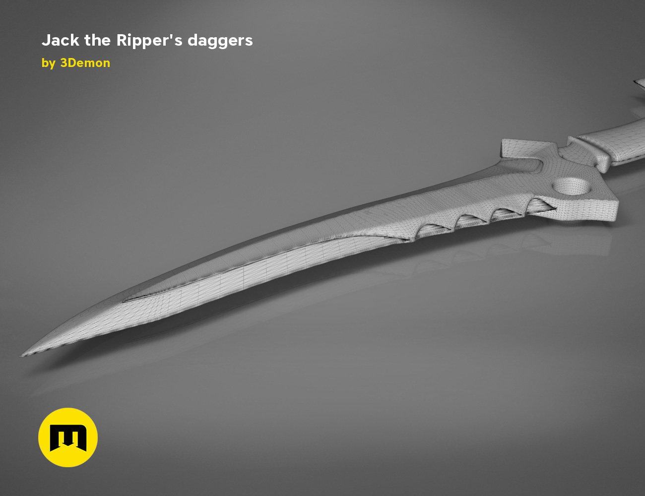 🗡️ JACK THE RIPPER DAGGERS・ 3D File for ・Cults