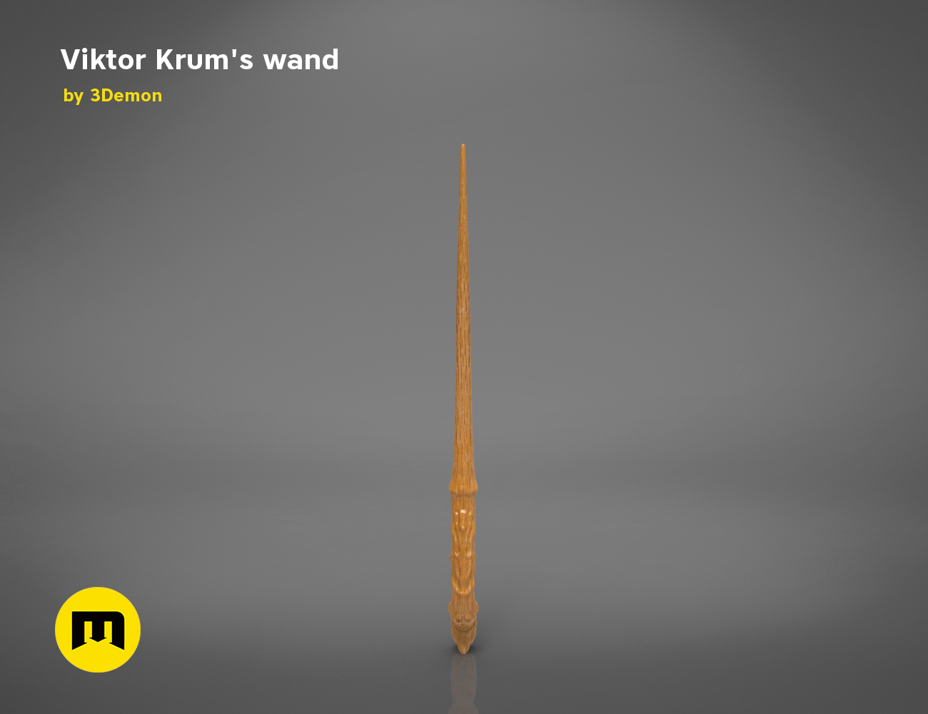 Archivo 3D Varita de Viktor Krum 🎩 ・Objeto imprimible en 3D para ...