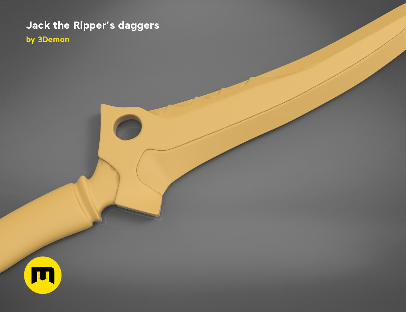 🗡️ JACK THE RIPPER DAGGERS・ 3D File for ・Cults