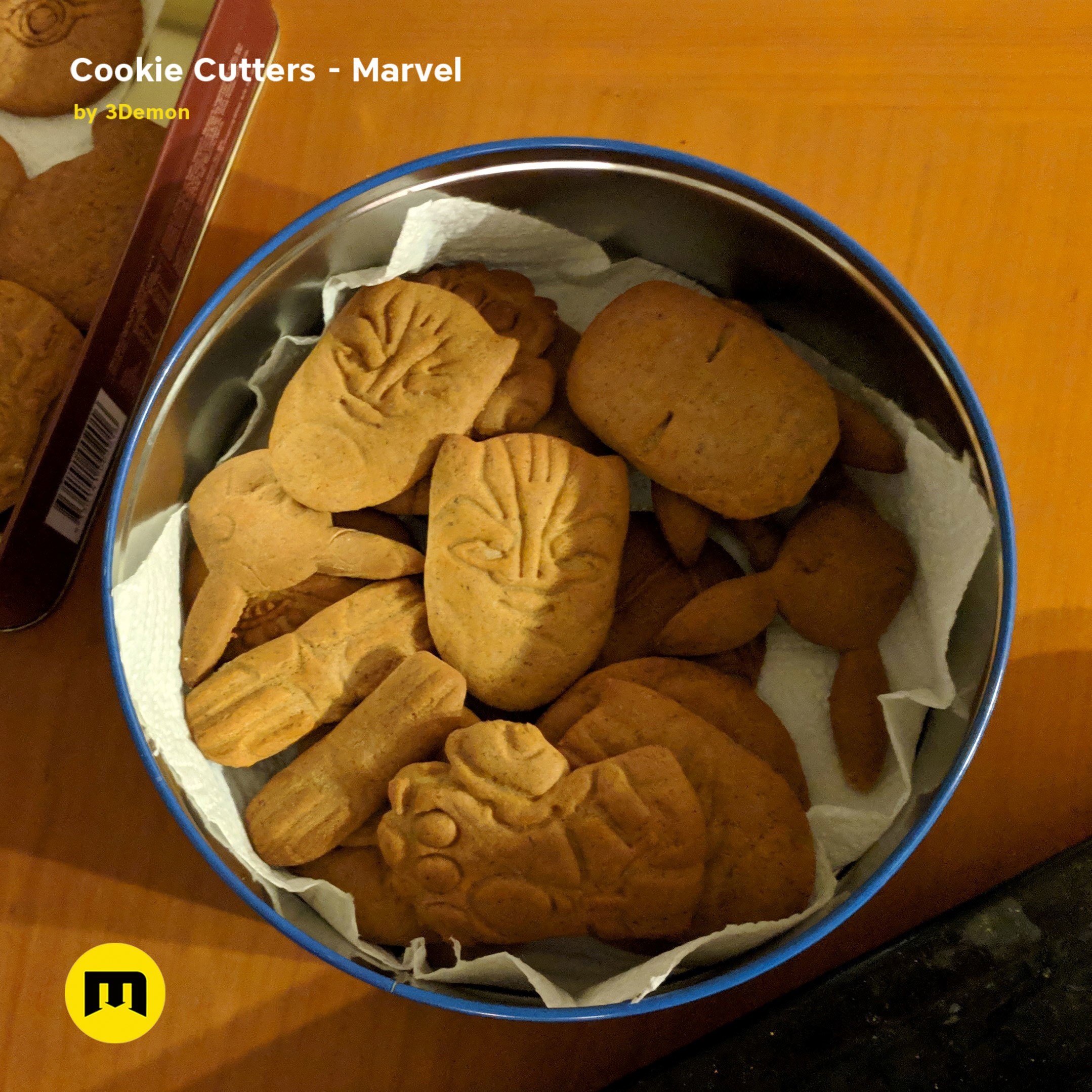 3D file Marvel Cookie Cutters set 🍪 ・3D printer model to download・Cults