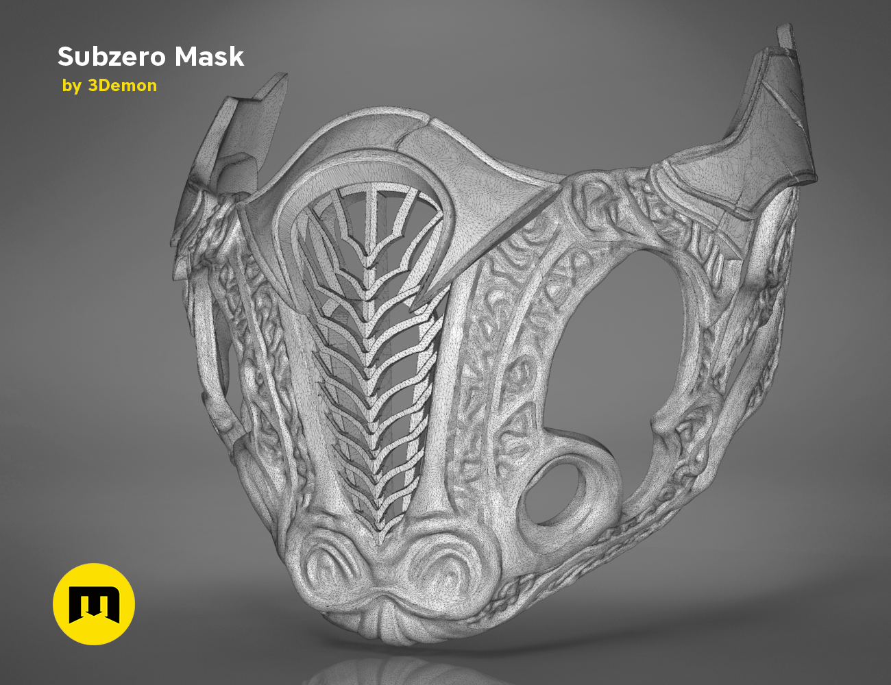 🕹 Sub-Zero's Mask・Archivo 3D para ・Cults