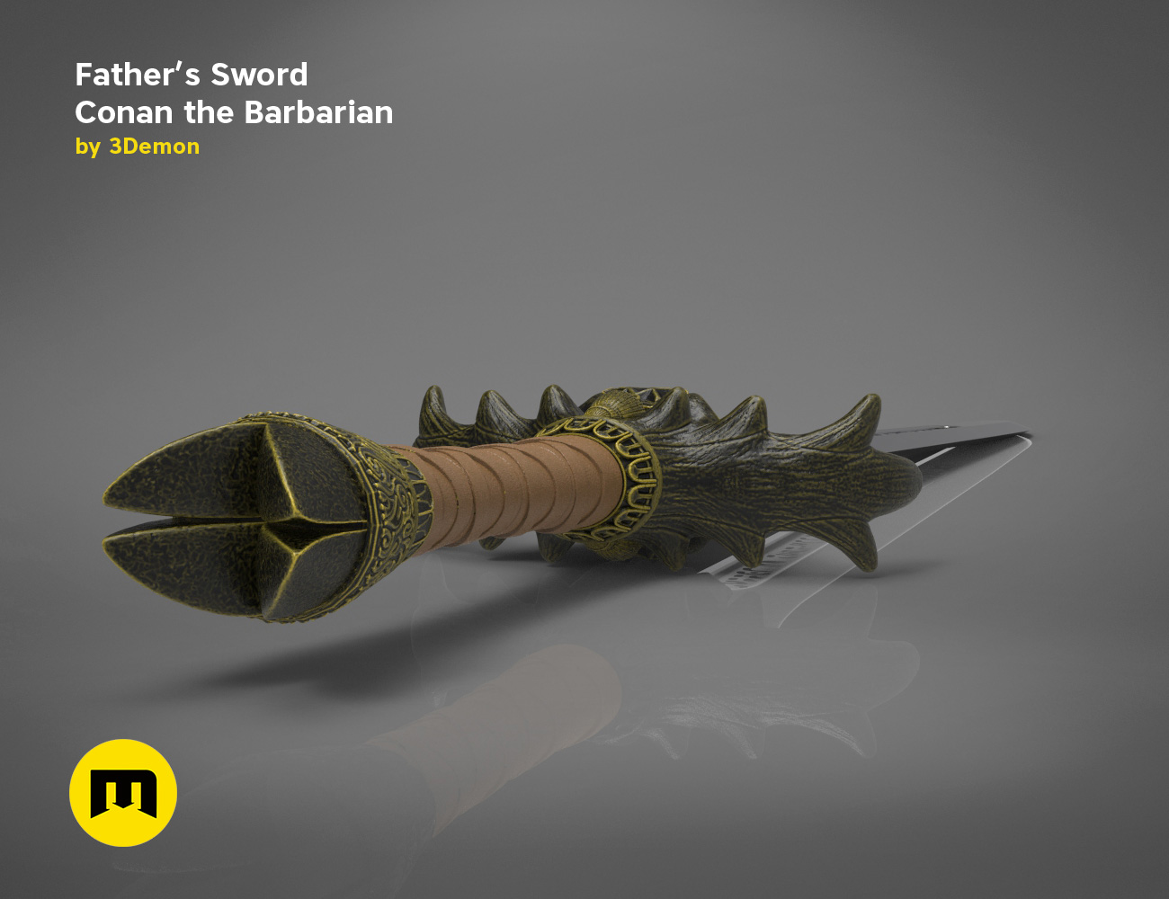 🗡️ Father’s Sword - Conan the Barbarian・ 3D File for 3D printing・Cults