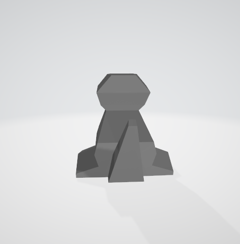 🐉 Porygon Low Poly Pokemon・ STL File for ・Cults