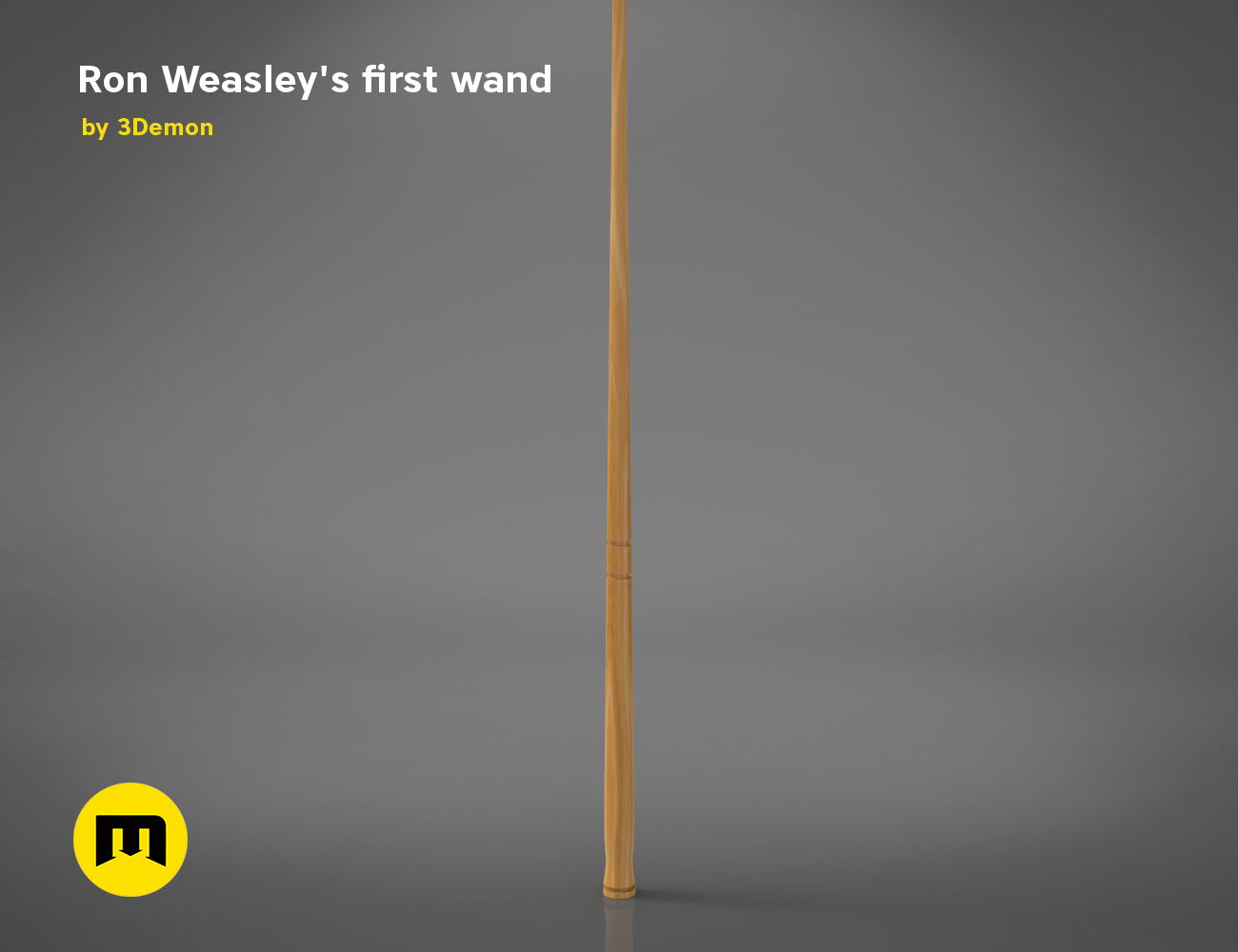🪄 Ron Weasley’s first Wand・ 3D File for ・Cults