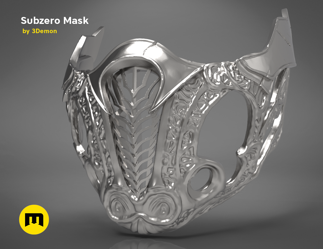 Datei 3D Sub-Zero's Mask 😷・Design für 3D-Drucker zum herunterladen・Cults