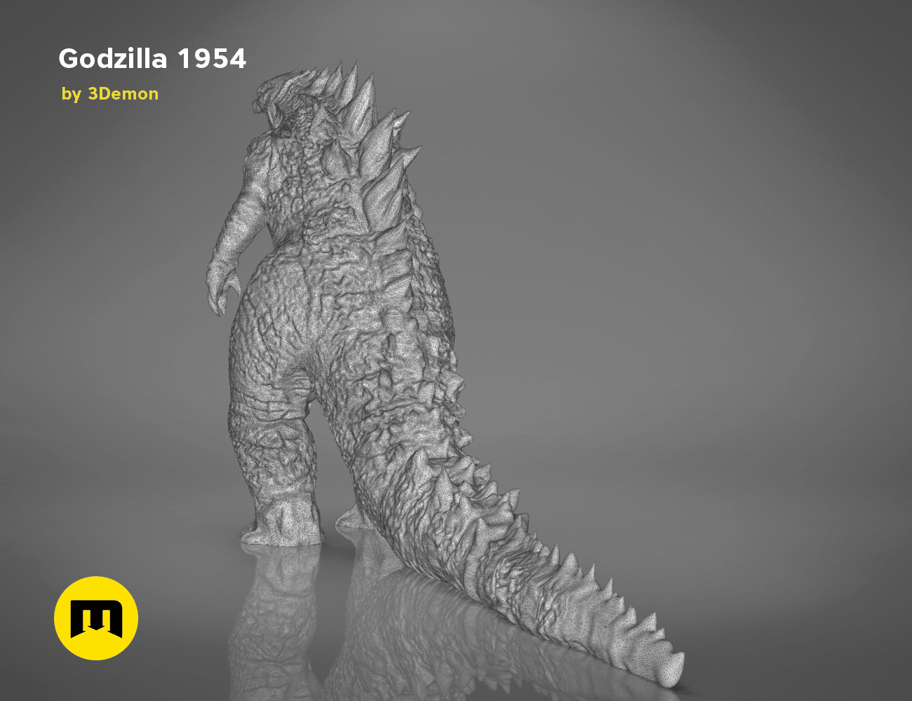 Free STL file Godzilla 1954 figure and bottle opener 🍾 (OBJ)・Design to ...