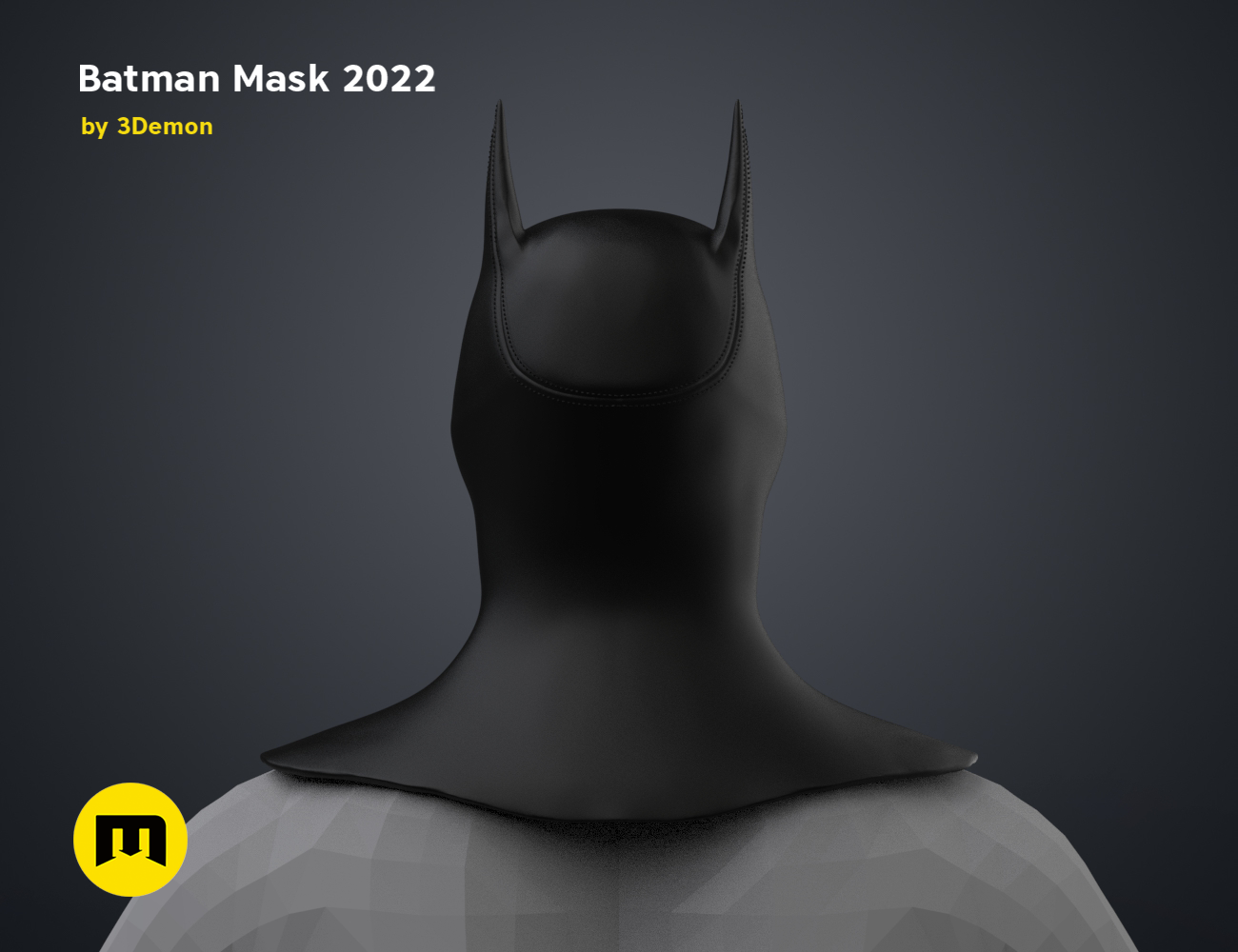 Archivo 3D Máscara de Batman - The Batman 🦸‍♂️ ・Modelo de impresión 3D ...