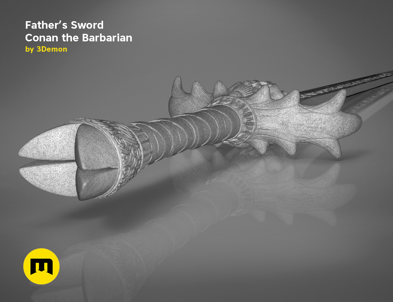 🗡️ Father’s Sword - Conan the Barbarian・ 3D File for 3D printing・Cults