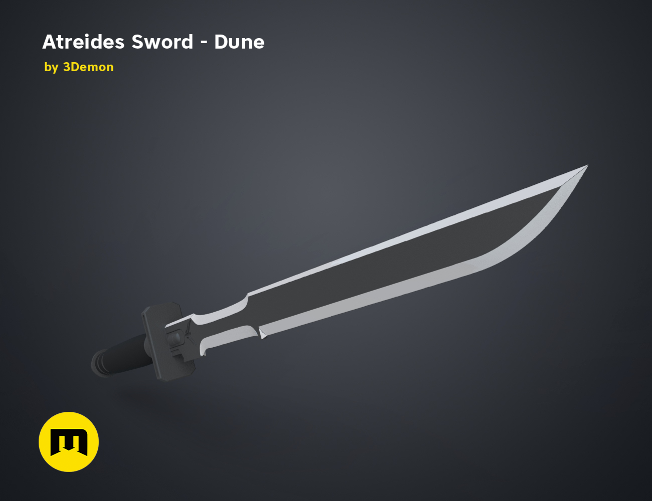 🗡️ Atreides Sword 1 – Dune・ 3D File for ・Cults